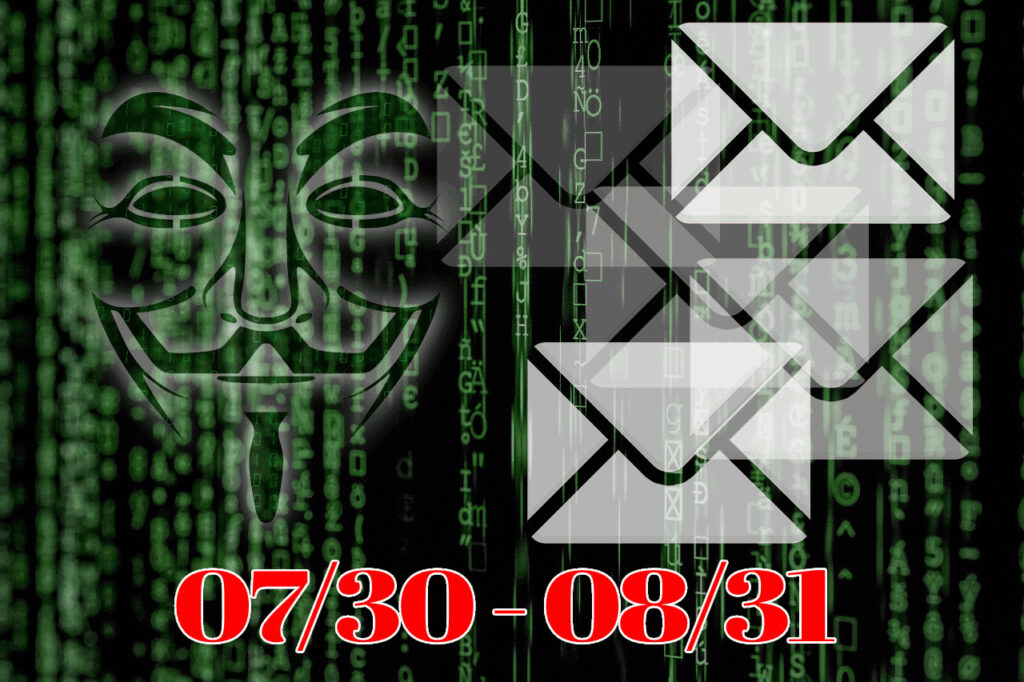 メールタイトルから見るフィッシング…7月30日～8月31日分！ | Report Hot Cafe